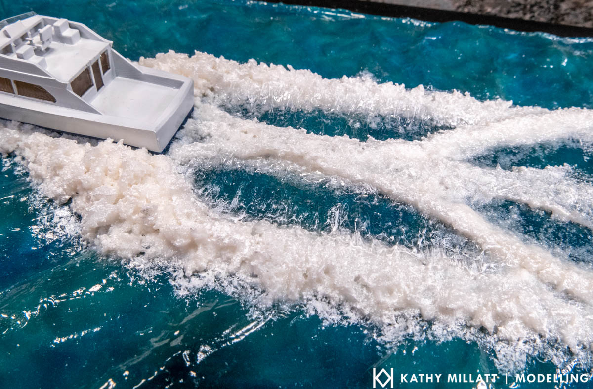 Model an Ultra Realistic Ocean and Speed Boat - Kathy Millatt Modelling