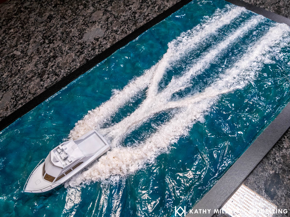 Model an Ultra Realistic Ocean and Speed Boat - Kathy Millatt Modelling