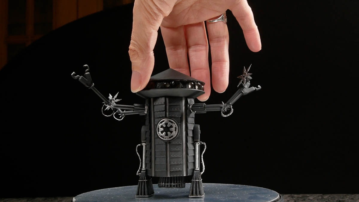 Samurai Star Wars Kitbash Droid | Dojo diorama - Kathy Millatt Modelling