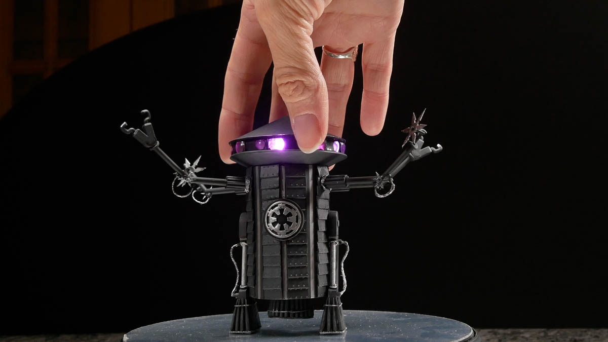 Samurai Star Wars Kitbash Droid | Dojo diorama - Kathy Millatt Modelling