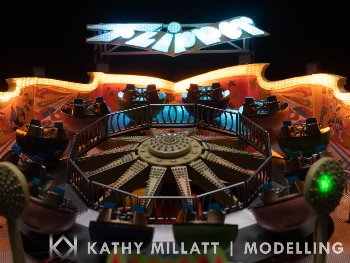 Miniature Working Fun Fair Ride with Flashing LEDs - Kathy Millatt ...
