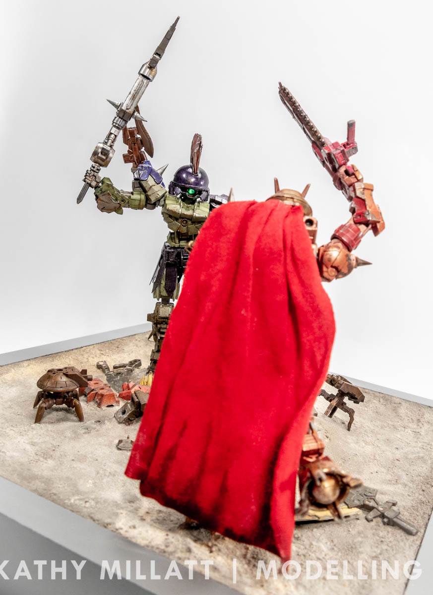 The Ultimate Gladiator Mech Battle Diorama - Kathy Millatt Modelling