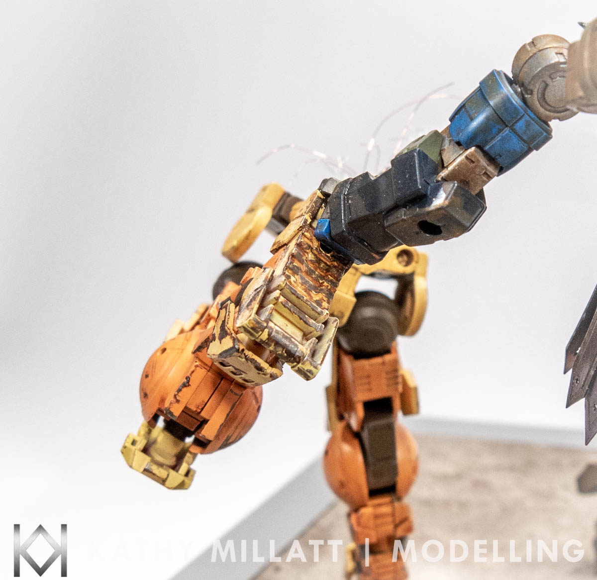 The Ultimate Gladiator Mech Battle Diorama - Kathy Millatt Modelling