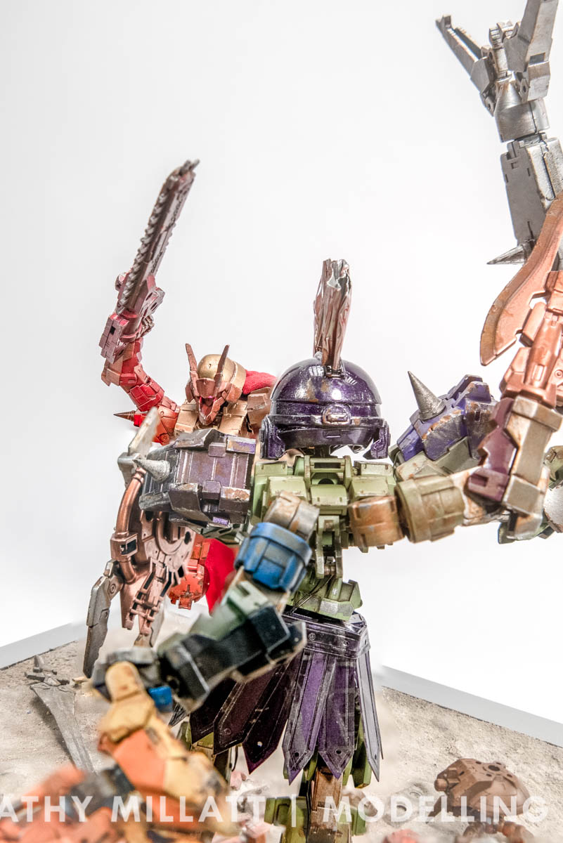 The Ultimate Gladiator Mech Battle Diorama - Kathy Millatt Modelling