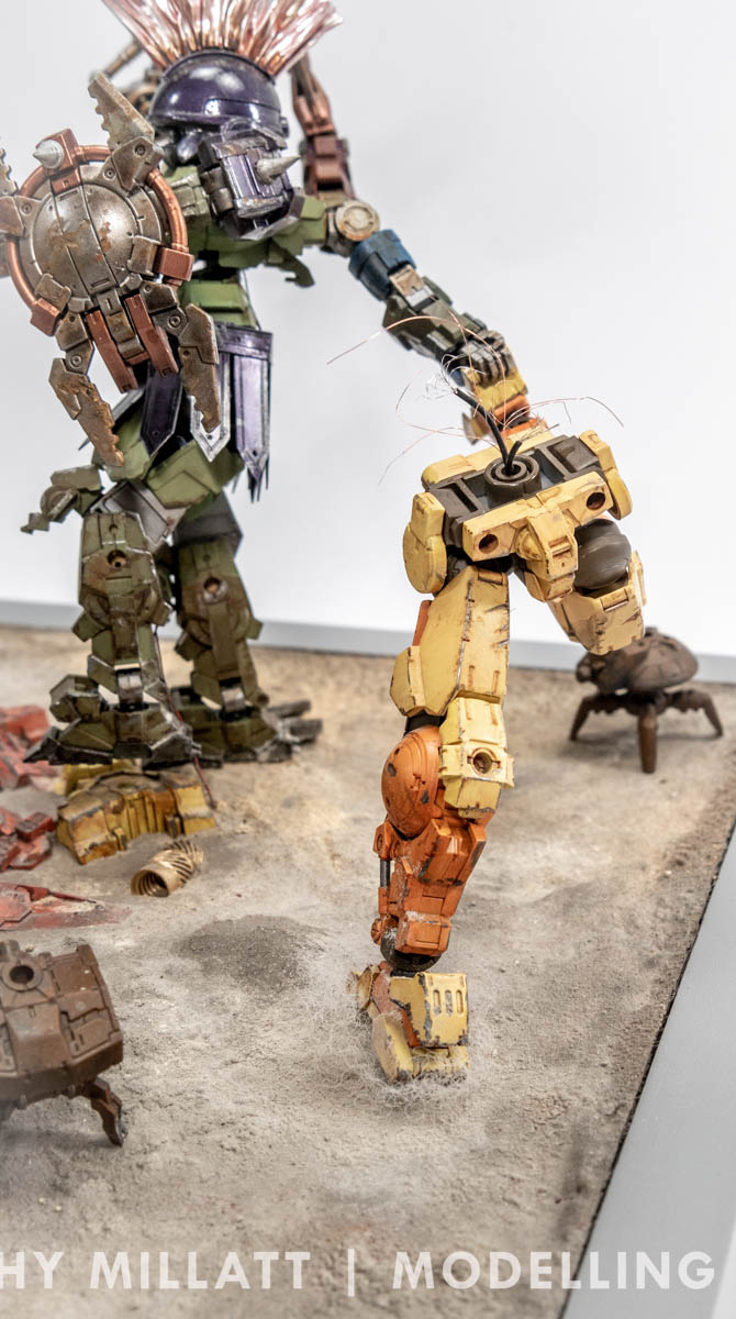 The Ultimate Gladiator Mech Battle Diorama - Kathy Millatt Modelling