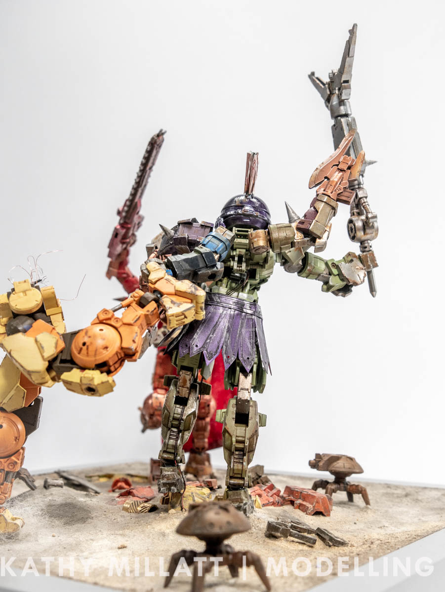 The Ultimate Gladiator Mech Battle Diorama - Kathy Millatt Modelling