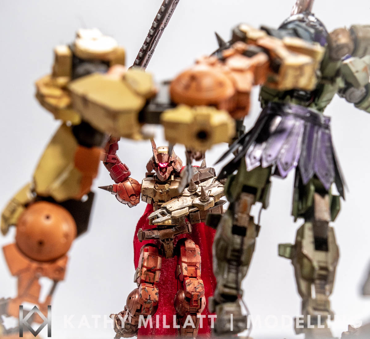 The Ultimate Gladiator Mech Battle Diorama - Kathy Millatt Modelling
