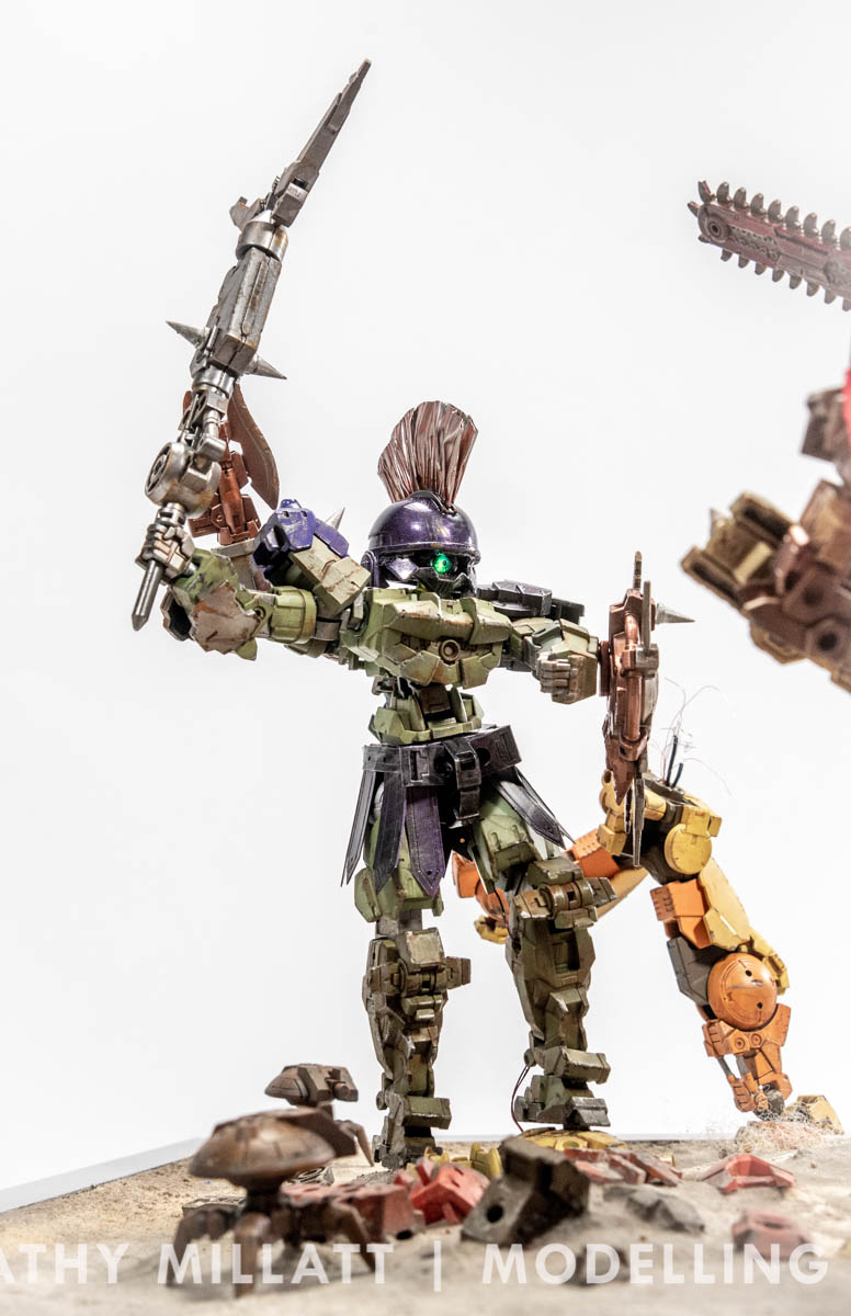 The Ultimate Gladiator Mech Battle Diorama - Kathy Millatt Modelling