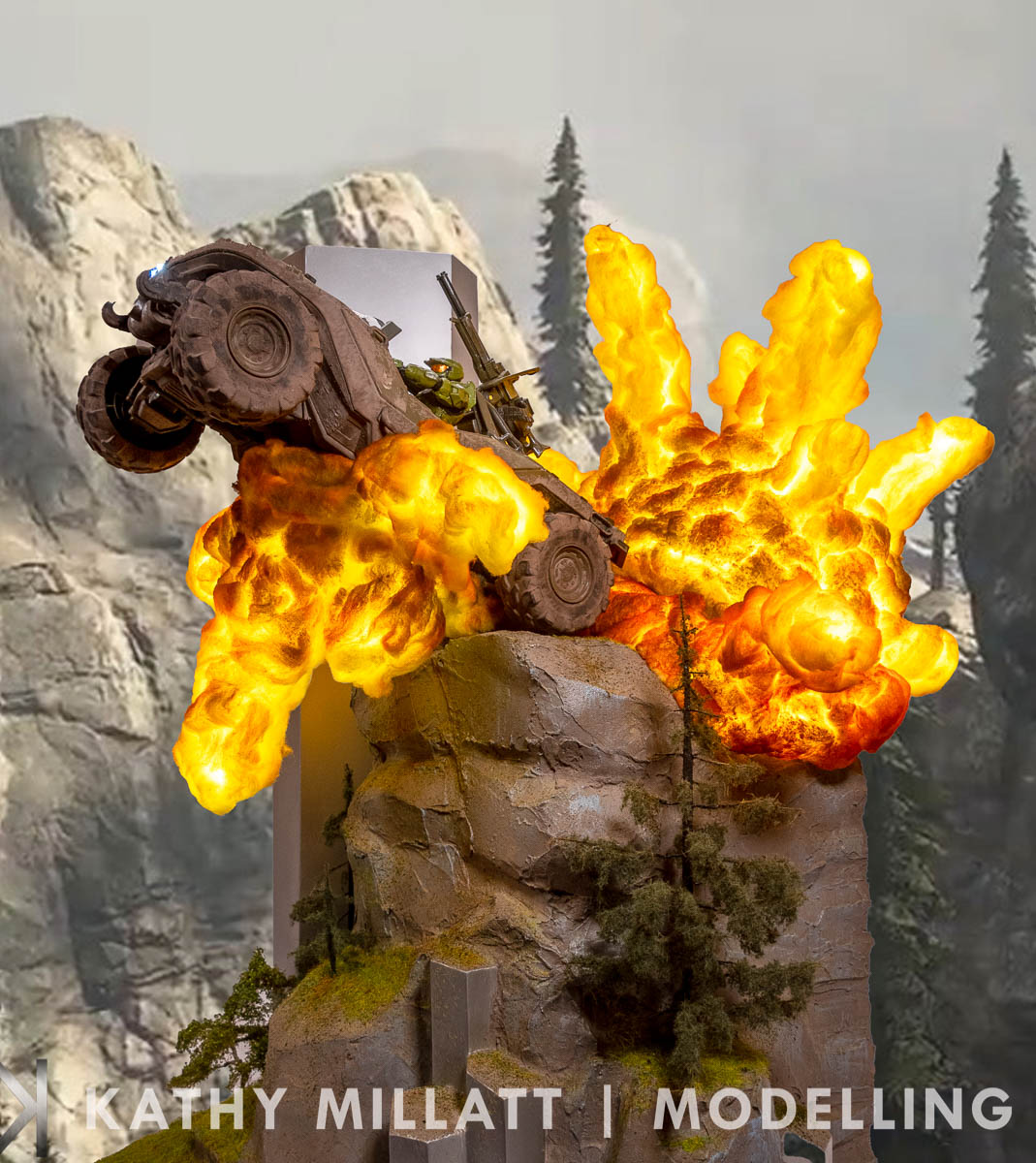 How to Build a Realistic Model Explosion - Exploding Halo Warthog ...