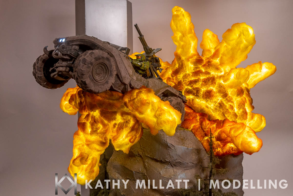 How to Build a Realistic Model Explosion - Exploding Halo Warthog ...