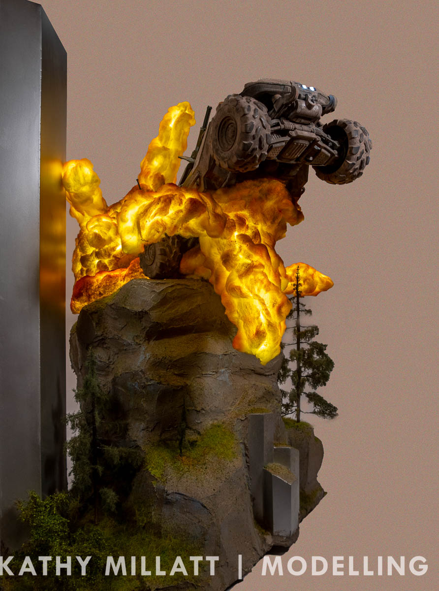 How to Build a Realistic Model Explosion - Exploding Halo Warthog ...