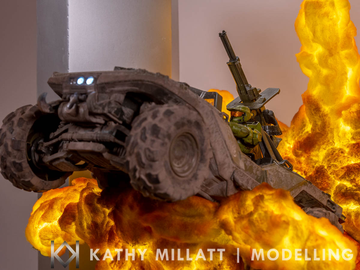 How to Build a Realistic Model Explosion - Exploding Halo Warthog ...