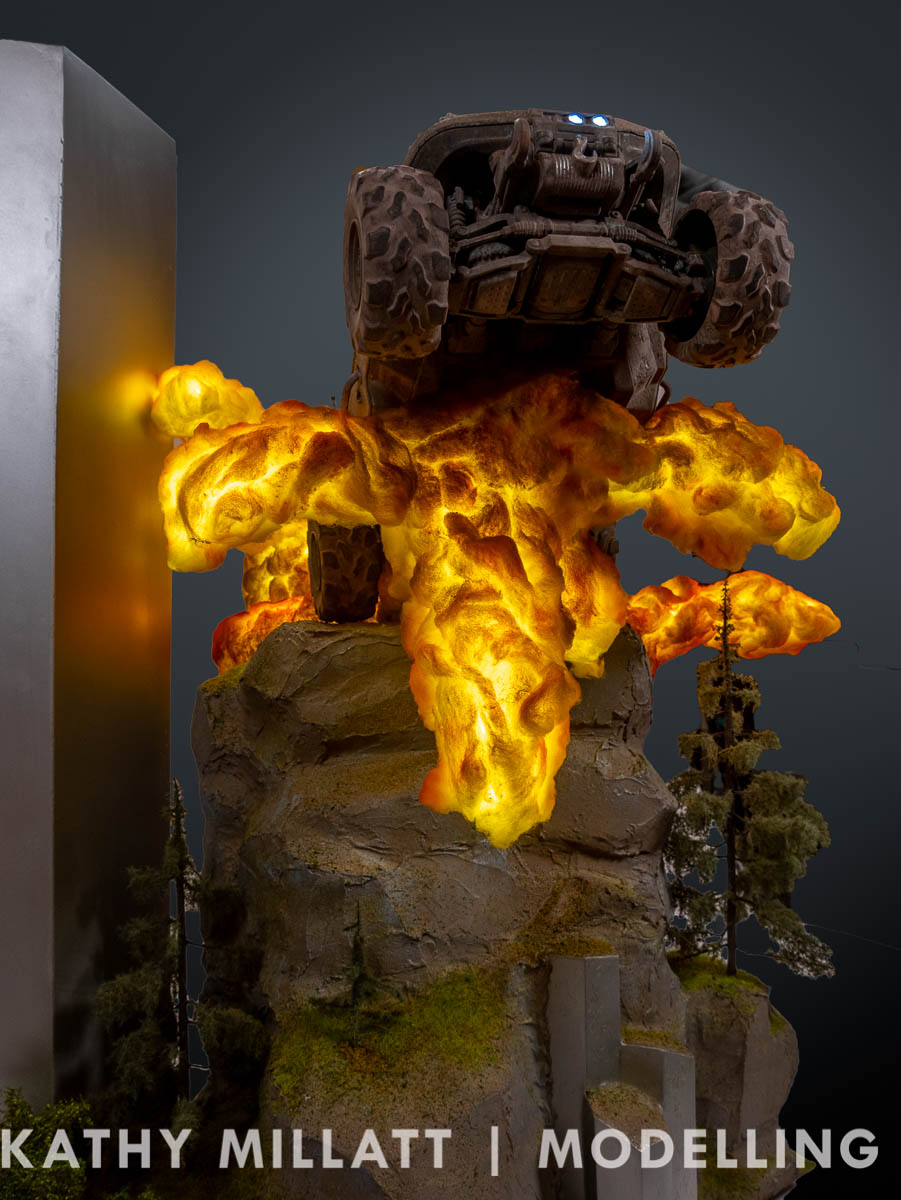 How to Build a Realistic Model Explosion - Exploding Halo Warthog ...
