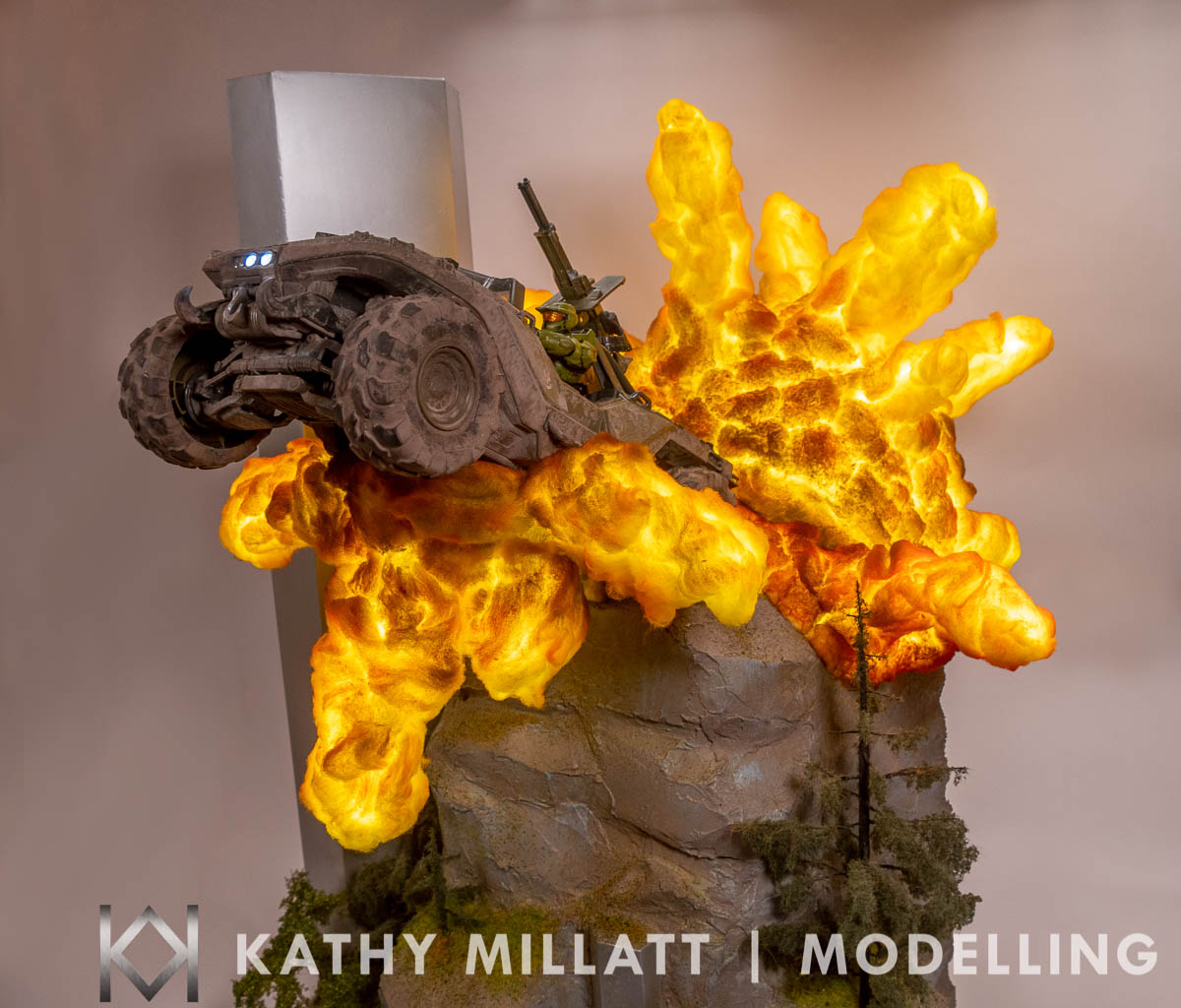 How to Build a Realistic Model Explosion - Exploding Halo Warthog ...