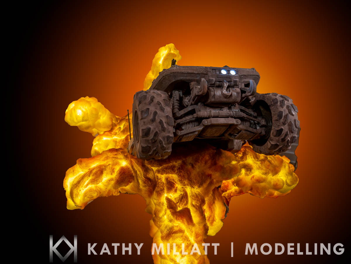 How to Build a Realistic Model Explosion - Exploding Halo Warthog ...