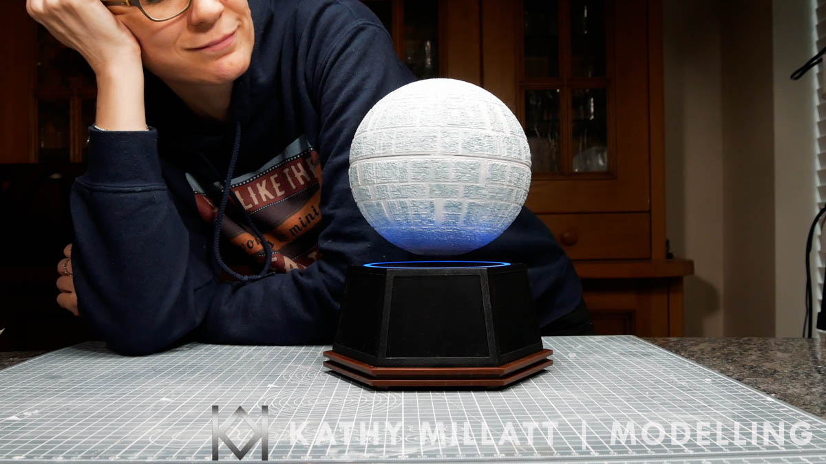 Make your own Floating Death Star - Kathy Millatt Modelling