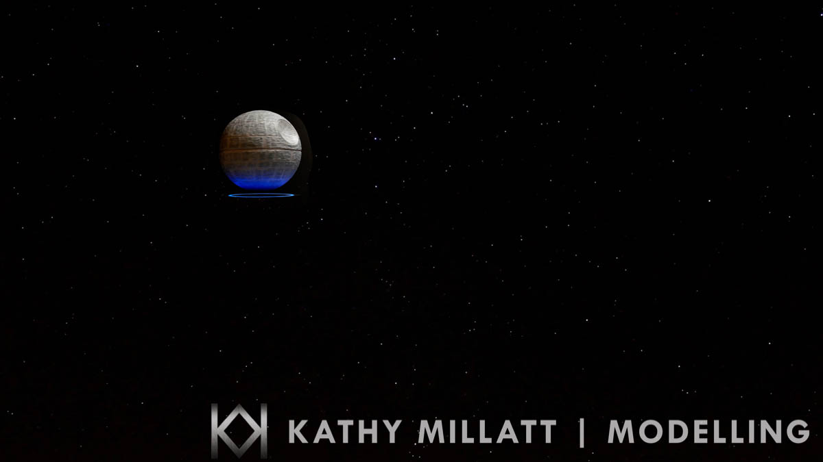 Make your own Floating Death Star - Kathy Millatt Modelling