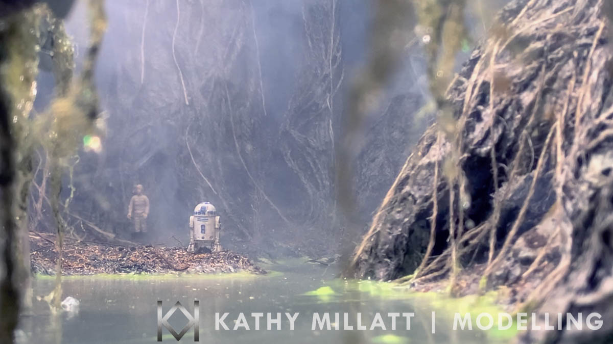 The Ultimate Dagobah Swamp Diorama - Kathy Millatt Modelling
