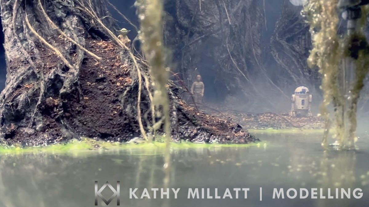 The Ultimate Dagobah Swamp Diorama - Kathy Millatt Modelling