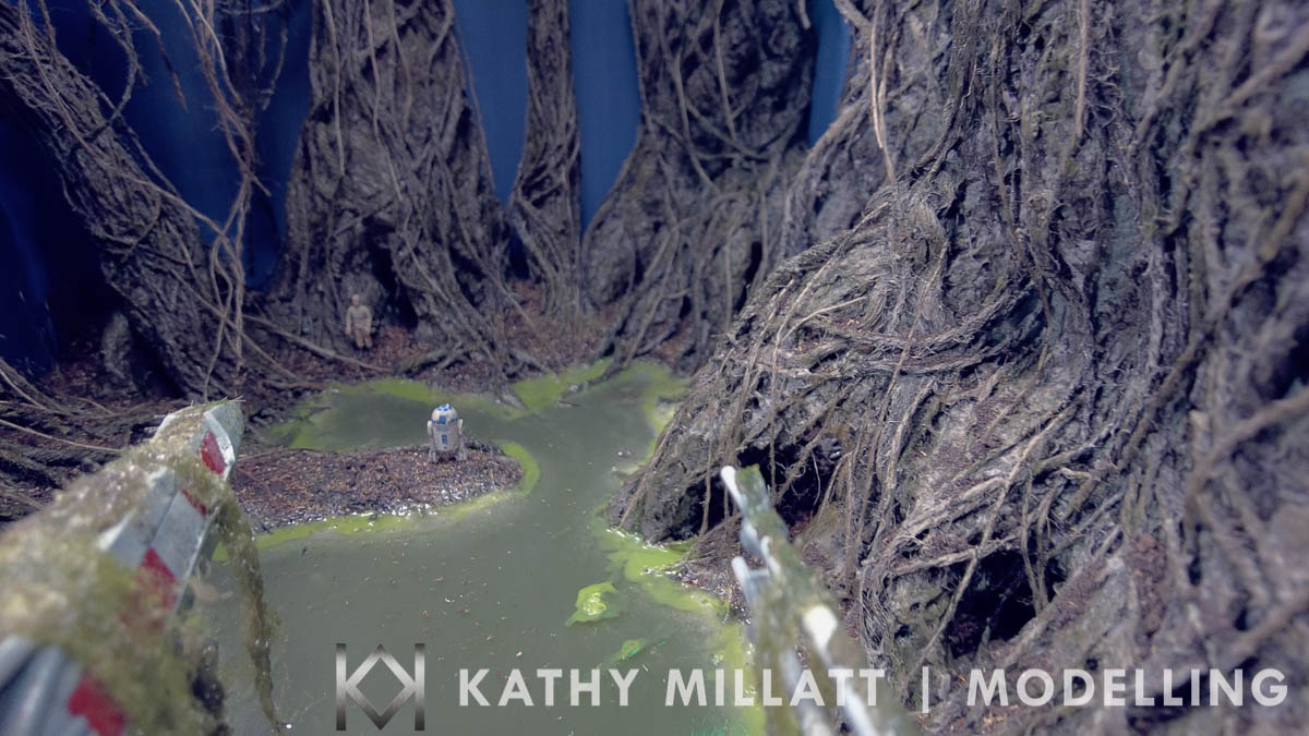 The Ultimate Dagobah Swamp Diorama - Kathy Millatt Modelling