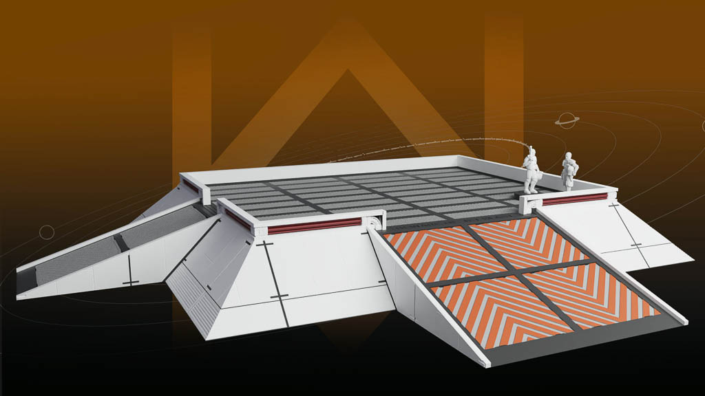 ZZZ_ Kickstarter Modular Landing Pads - Kathy Millatt Modelling